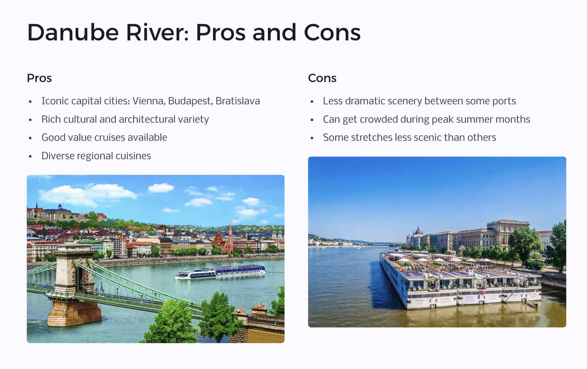 Rhine vs Danube River Cruise: What They Don’t Tell You (Pros, Cons ...